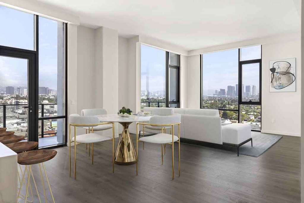 LA Luxury Penthouse Apartments w Floor-to-Ceiling Windows