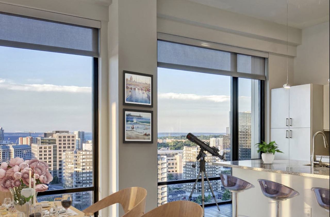 Downtown Stamford Apartments w Large Windows & Great Views