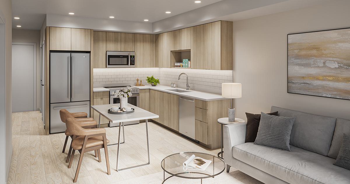 Modern Seattle Apartments w Big Windows & Views - The Cline