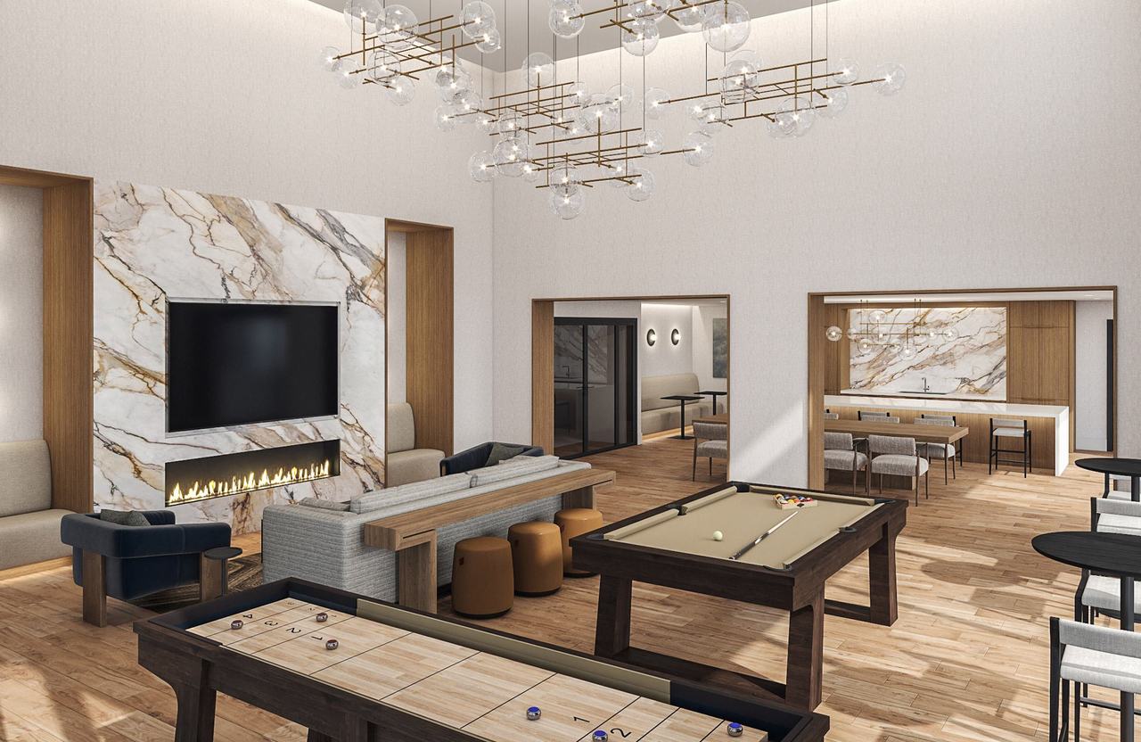 Luxury Spaces & Lounges at One Adrian - Burlingame Apartments