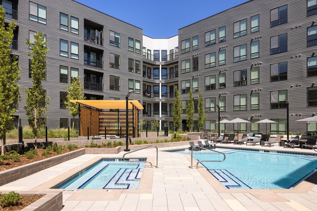 RiNo Denver Apartments with Outdoor Pool Courtyard & Spa - Forge